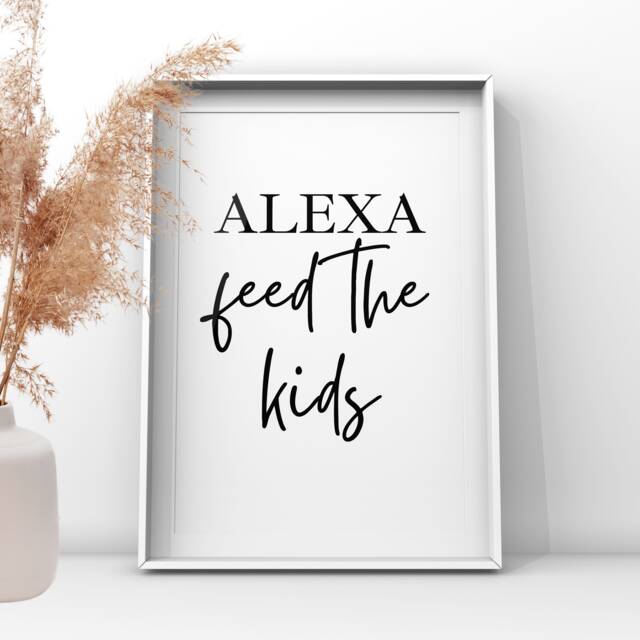 Alexa Feed The Kids, Sign, Cooking, Children, Home Decor, Kitchen Food ...