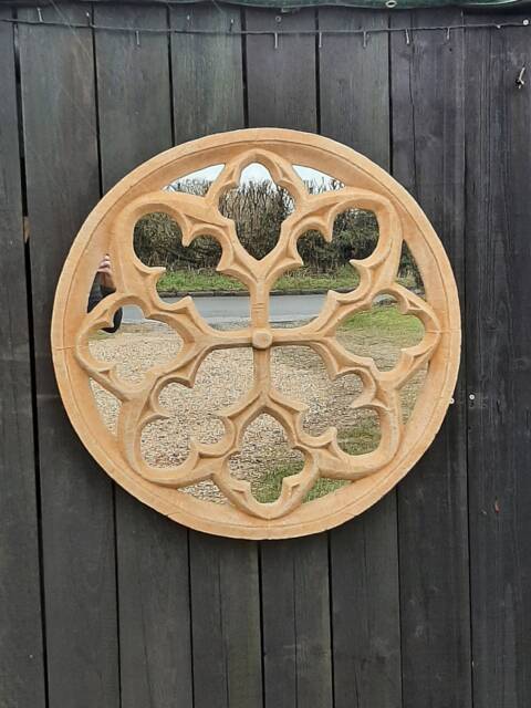 Large Gothic Garden Church Rose Window Mirror by Etsy | ufurnish.com