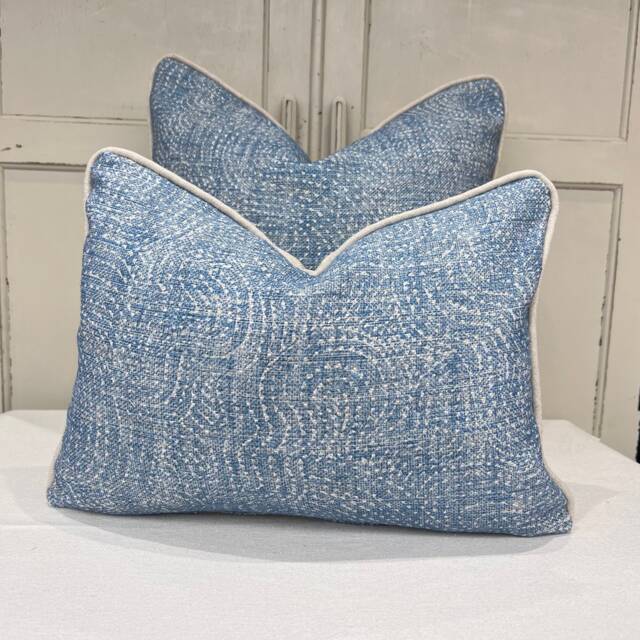 Cushions Made in Fermoie Cloud Luxury Designer Decorative Rich Blue ...