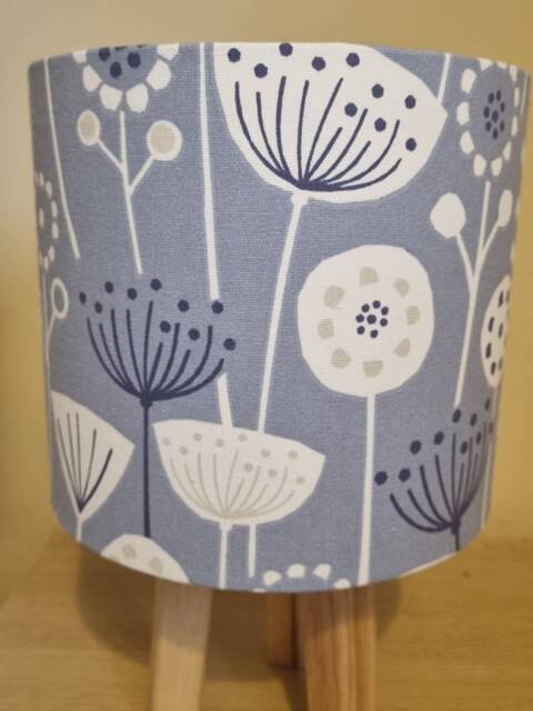 Scandi Bergen Fabric Lampshade, Handmade Lampshade Table Lampshade ...