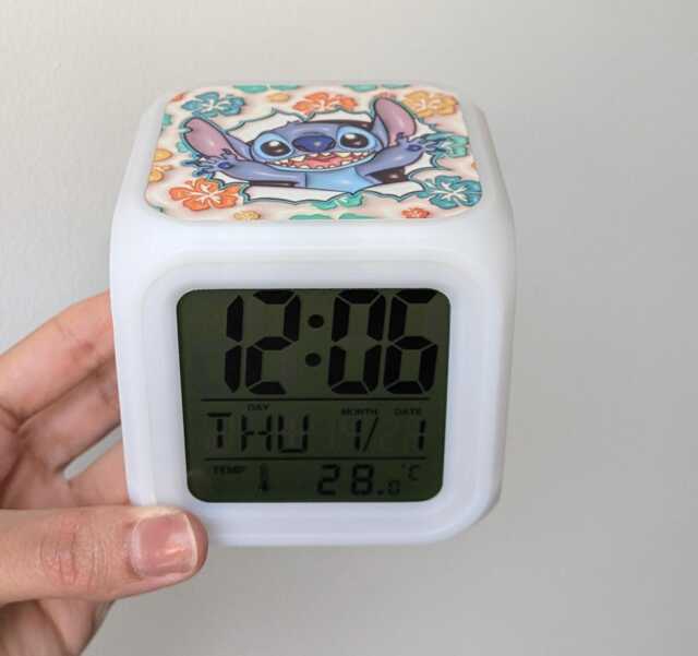 Create Your Own Digital Led Alarm Clock, Light Up Colours by Etsy ...