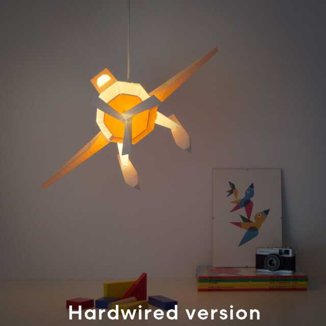 Seaplane Diy Pendant Paperlamp Kit - Ceiling Hardwired Version - Pre ...