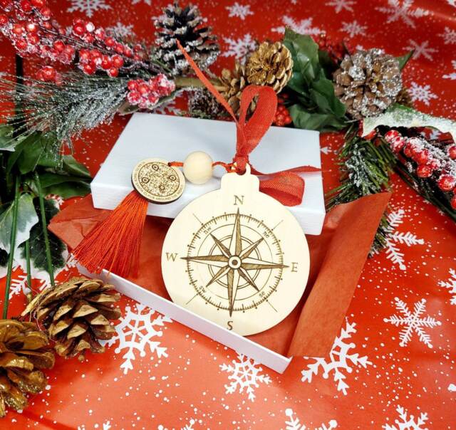 Santa Tracker Qr Code Ornament, Tracking Santa, Christmas Personalized ...