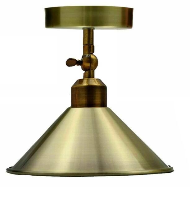Adjustable Angle Ceiling Pendant Light With Matching Metal Lampshade by ...