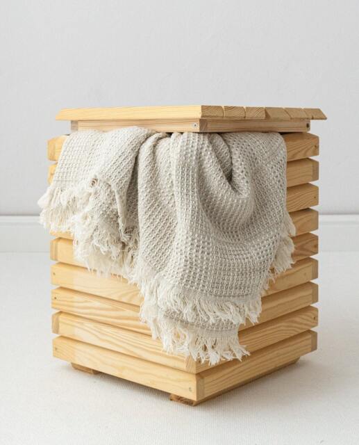 Indoor Storage Box With Seat, Wooden For Garden Equipment, Solid Wood ...