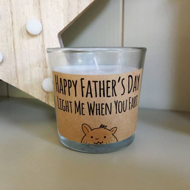 Happy Father's Day Candle, Dad Gift, Scented Funny Fathers Day, Gift ...