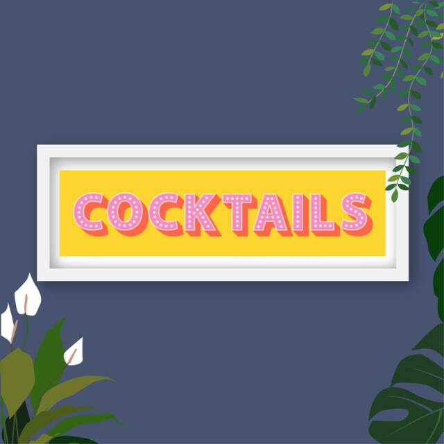 Framed Cocktail Print, Print Framed, Cocktails Wall Art, Bar Themed ...
