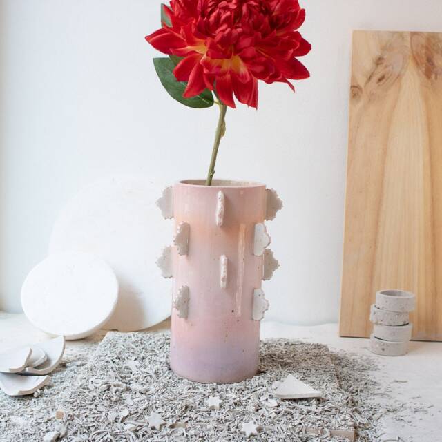 Handmade Ceramic Flower Vase - Glazed Pottery, Home Decor by Etsy ...
