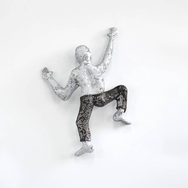 Climbing Sculpture Wall Art Gift For Home Decor Interior Design Rock ...