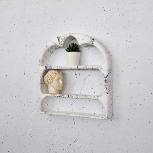 Handmade Concrete Effect Curio Shelf Oddities Display, Wall Altar by ...