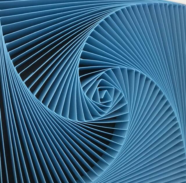 Quilling Wall Art, 3D Paper Abstract Turquoise Blue Over The Bed Decor ...