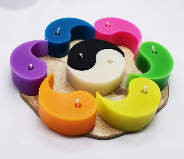 Beeswax Yin Yang Candle Balance Decor, Funny Candle by Etsy | ufurnish.com