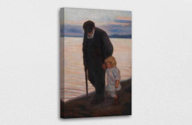 Towards The Evening By Hugo Simberg Canvas Wall Art Design - Poster ...
