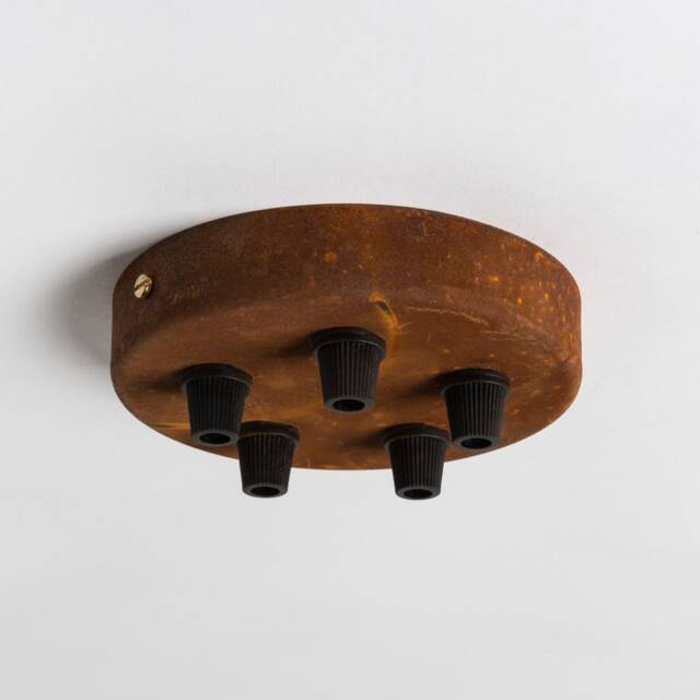 Rusted Ceiling Rose Fixtures For Pendant Lighting - Various Sizes by ...
