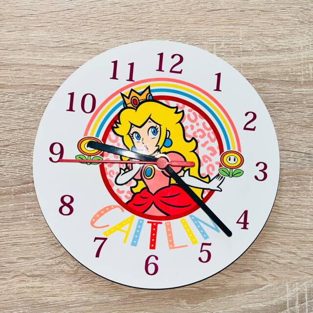 Personalised Wall Clock - Character Design. Made To Order by Etsy ...