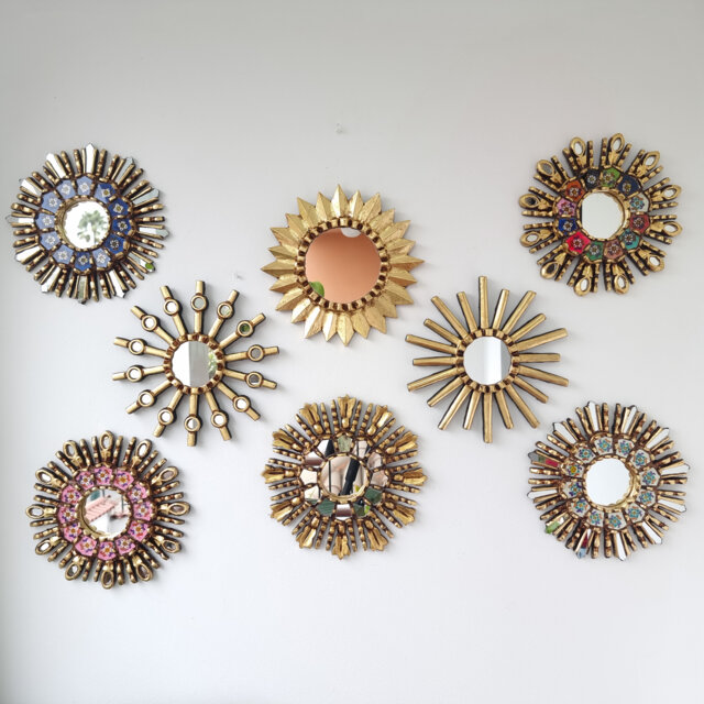 "Peruvian Mirrors ""Turquoise Constellation" by Etsy | ufurnish.com