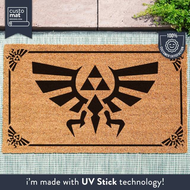 Tears Of The Kingdom Themed Doormat - Zelda Symbol Nintendo Game by ...