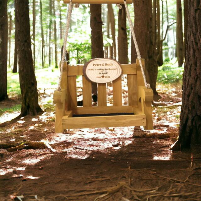 Personalised Hanging Bird Feeder Bench Gift, Unique Garden Decoration ...