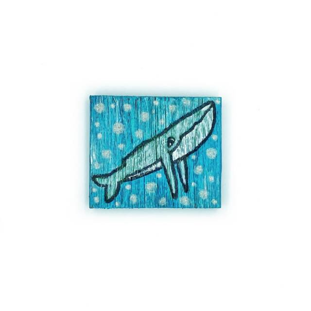 Whale Sign, Wall Art, Swimming Whale On Rustic 3 by Etsy | ufurnish.com