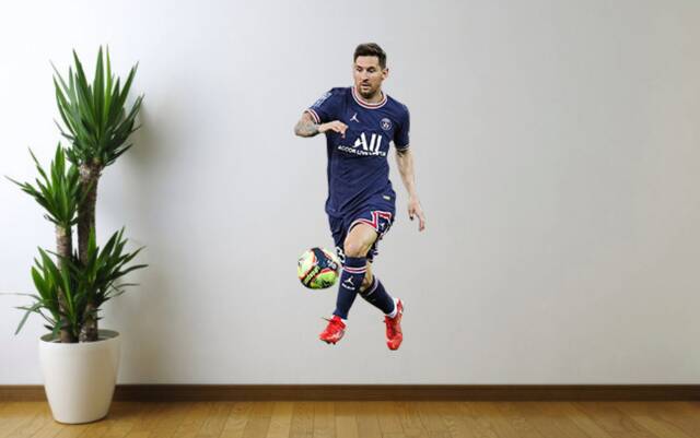 Lionel Messi, Psg, Paris Saint-Germain, Soccer, Futbol Fathead Style ...