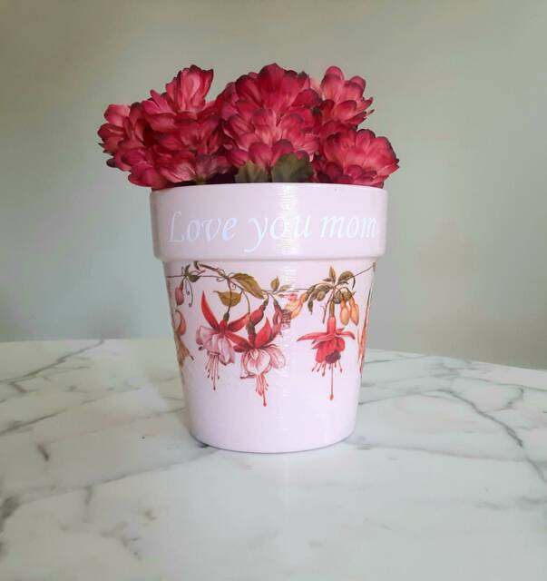 Floral Vine Flowerpot-5 Inch, Mother's Day Gift, Gifts For Her, Mom ...