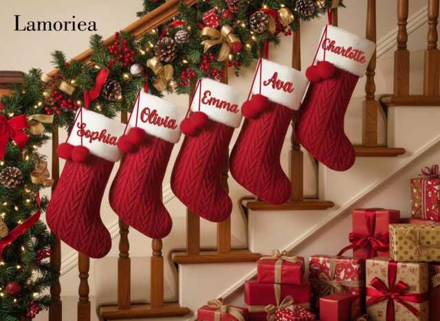 Personalized Stockings With Name, Christmas 2025, Monogram Stocking ...