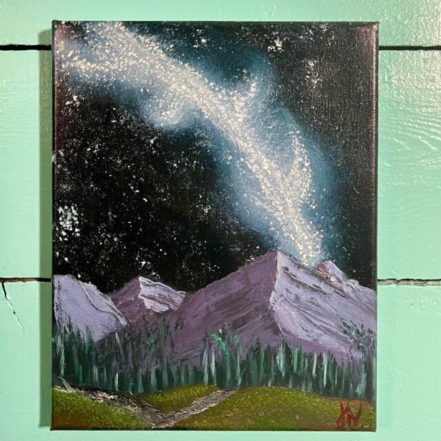 The Star Inspiration, One Of A Kind Fantasy Landscape Painting by Etsy ...