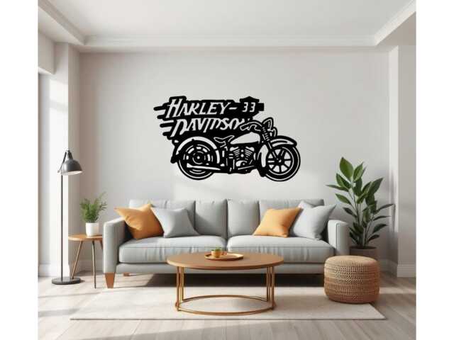 Motorcycle Wall Decor, Art, Biker Gift, Wood Laser Cut, Garage Fan ...