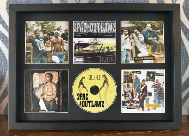 2Pac & The Outlawz - Still I Rise Cd Wall Display Frame Not Included by ...