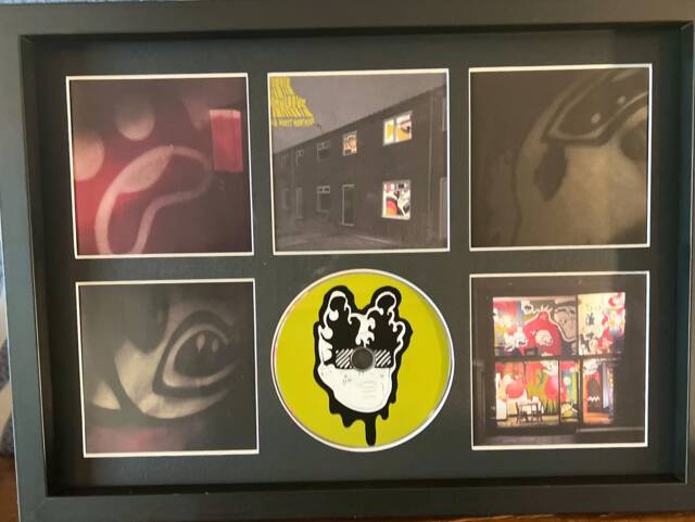 Arctic Monkeys - My Favourite Worst Nightmare Cd Wall Display Frame Not ...