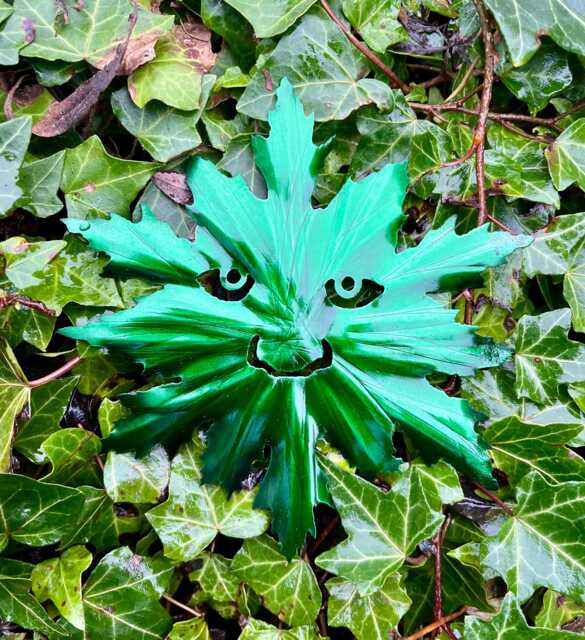 Green Man Metal Wall Art Spirit Of Nature Garden Plaque Pagan Plaque ...