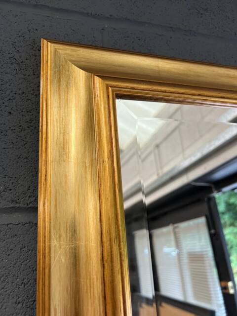Handcrafted Bevelled Mirror Gold Leaf Made in Cumbria Art Deco by Etsy ...