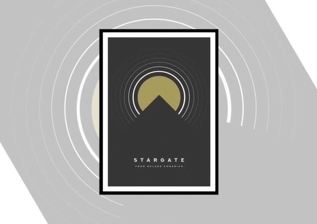 stargate 1994 Inspired Minimalist Print, Alternative Movie Poster ...