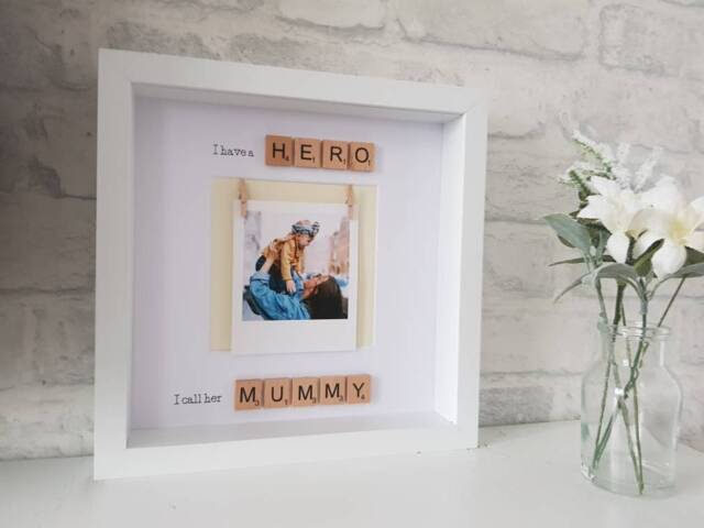 Mummy Photo Gift Frame - I Have A Hero Call Her Mothers Day by Etsy ...