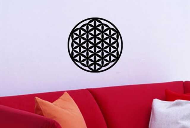 Flower Of Life Sacred Geometry Wall Art New Age Decal by Etsy ...