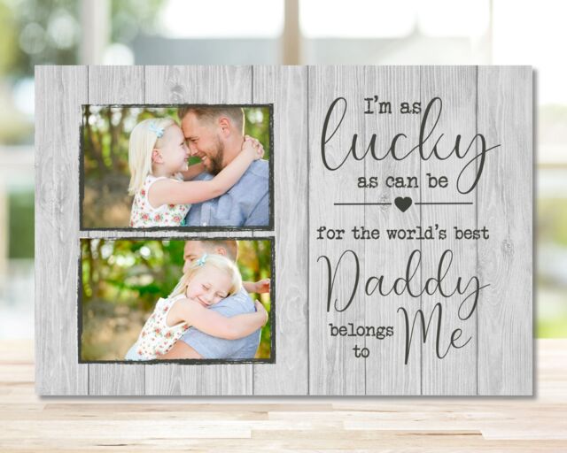 Daddy Gift, Father's Day First Fathers Day, Photo New Dad Custom Frame ...