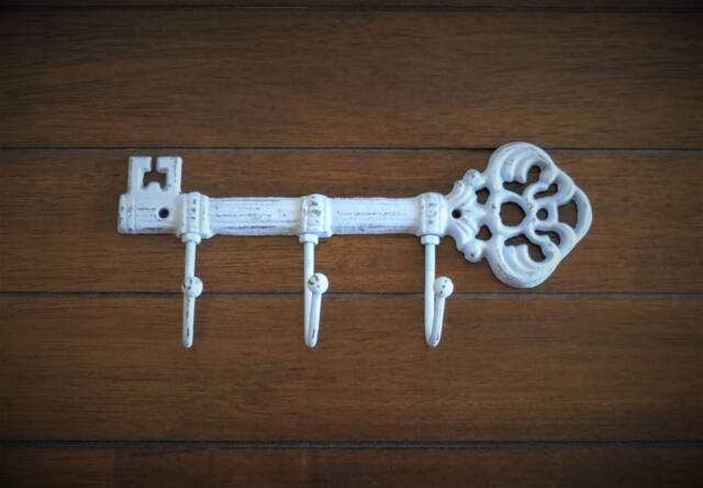 Entrance Metal Hanger/Pale Blue Shabby Chic Key Holder Or Pick Color ...