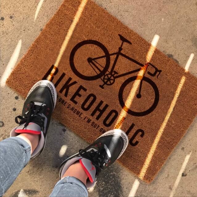 Custom Bike Coir Door Mat, Personalized Doormat, Housewarming Gift ...