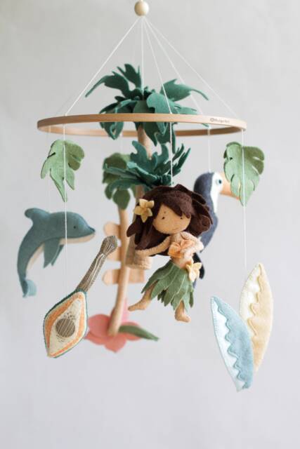 Hawaiian Baby Mobile, Tropical Palm Tree Mobile by Etsy | ufurnish.com