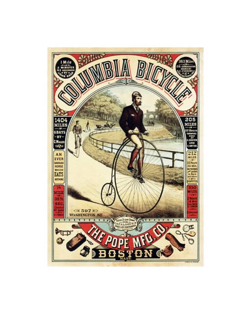Decoration Poster.penny-Farthing Victorian Bicycle.room Home Interior ...
