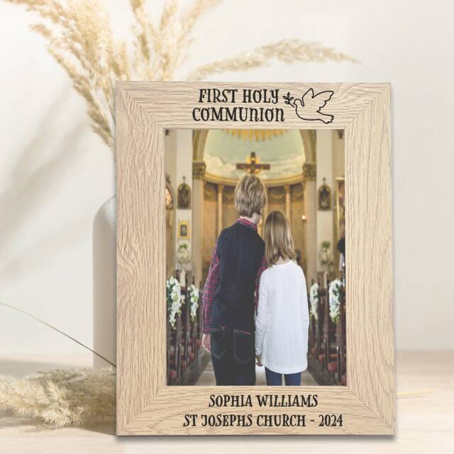 Personalised Holy Communion Frame, 1st Communion, Gift, First Picture ...