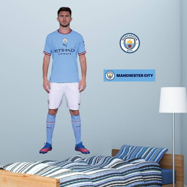 Official Manchester City Wall Sticker - Aymeric Laporte 22/23 Player ...