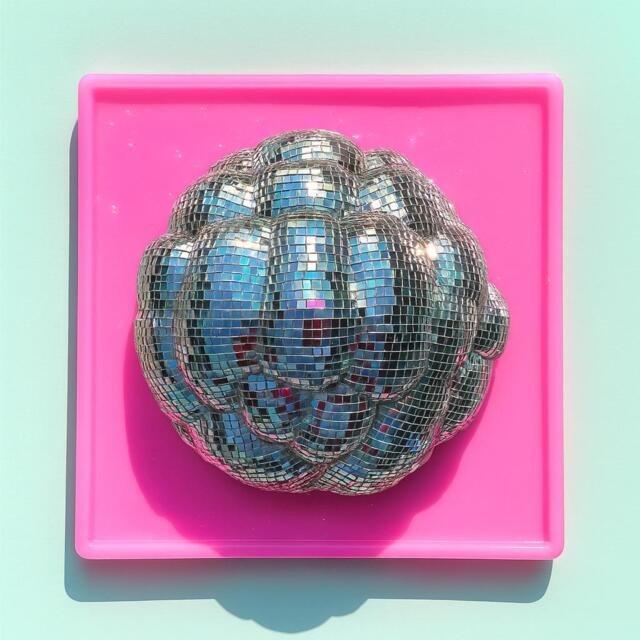 "Melting Bubbles Disco Ball 3D Resin Wall Art - Disco Ball Sculpture ...