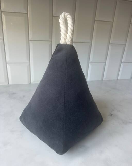 Door Stop-Dark Grey Velvet-Door Stop-Door Weight-Door Stay by Etsy ...