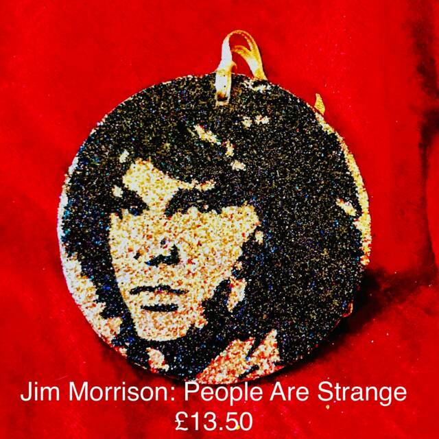 Jim Morrison Handmade Christmas Tree Decoration by Etsy | ufurnish.com