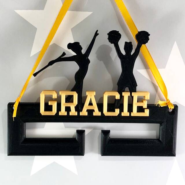 Personalised Majorette Medal Hanger 3D Printed Cheerleading Trophy ...