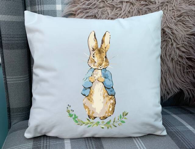 Peter Rabbit - 8 Beatrix Potter Characters Hand Printed Cushions -40 X ...