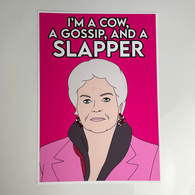Pat Butcher Art Print/Illustration by Etsy | ufurnish.com