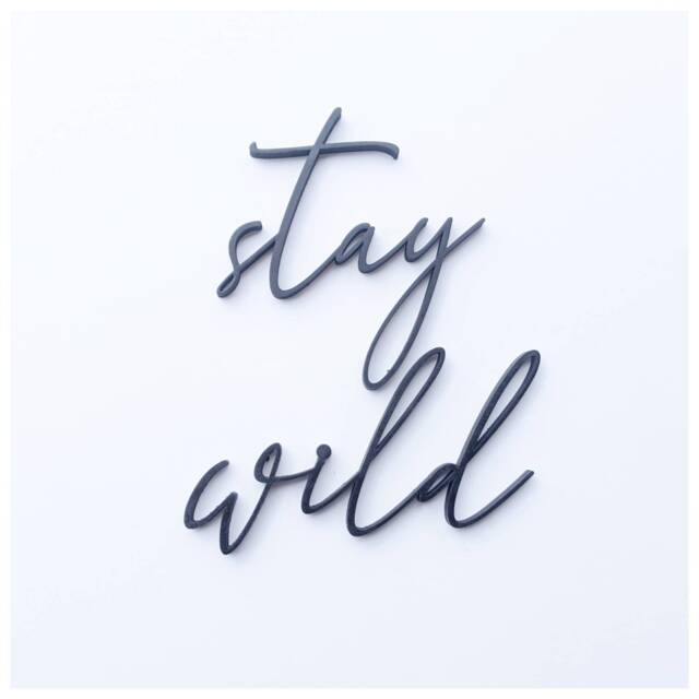 Custom Quote Wall Art/ Stay Wild Art/Wooden Words /Words For by Etsy ...