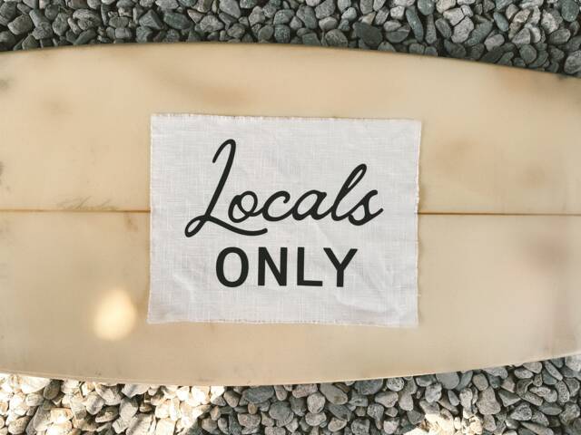 Locals Only Linen Wall Hanging, , Banner, Art, Canvas Hanging by Etsy ...